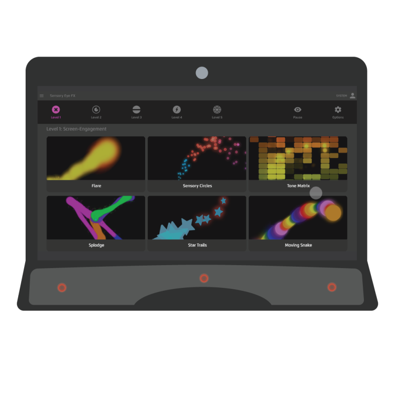 Sensory Eye-FX 2 License Card